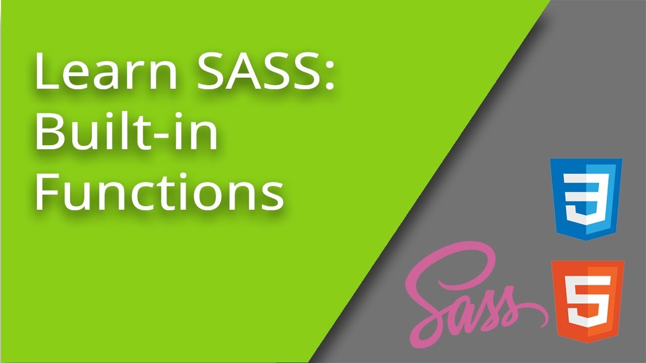 Learn SASS - Built-in Functions