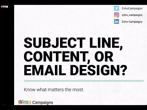 Subject line, content, or email design—what matters the most?