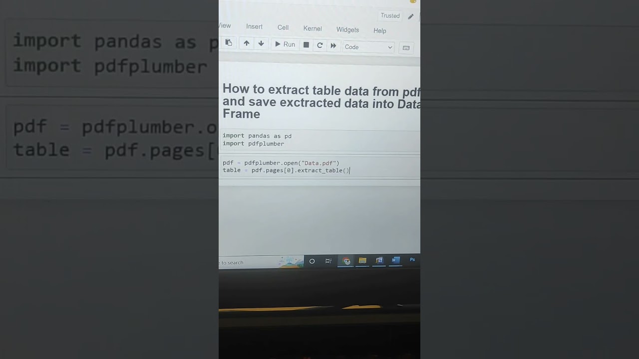 Python - How to extract data from a table in pdf file?