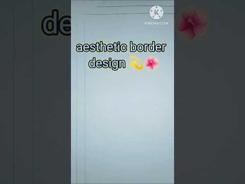 Border design for project/project file/page design/ unique aesthetic design#shorts #art#diy #drawing
