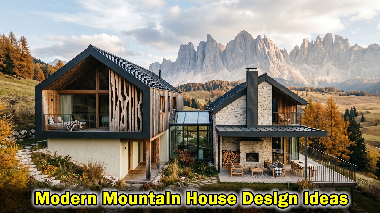 Dream Alpine Homes Design Ideas That Will Blow Your Mind | Dolomites Concept  (1300 - 2000 Sq ft)