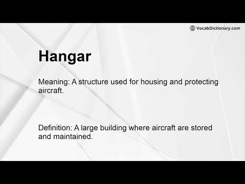 Hangar Meaning