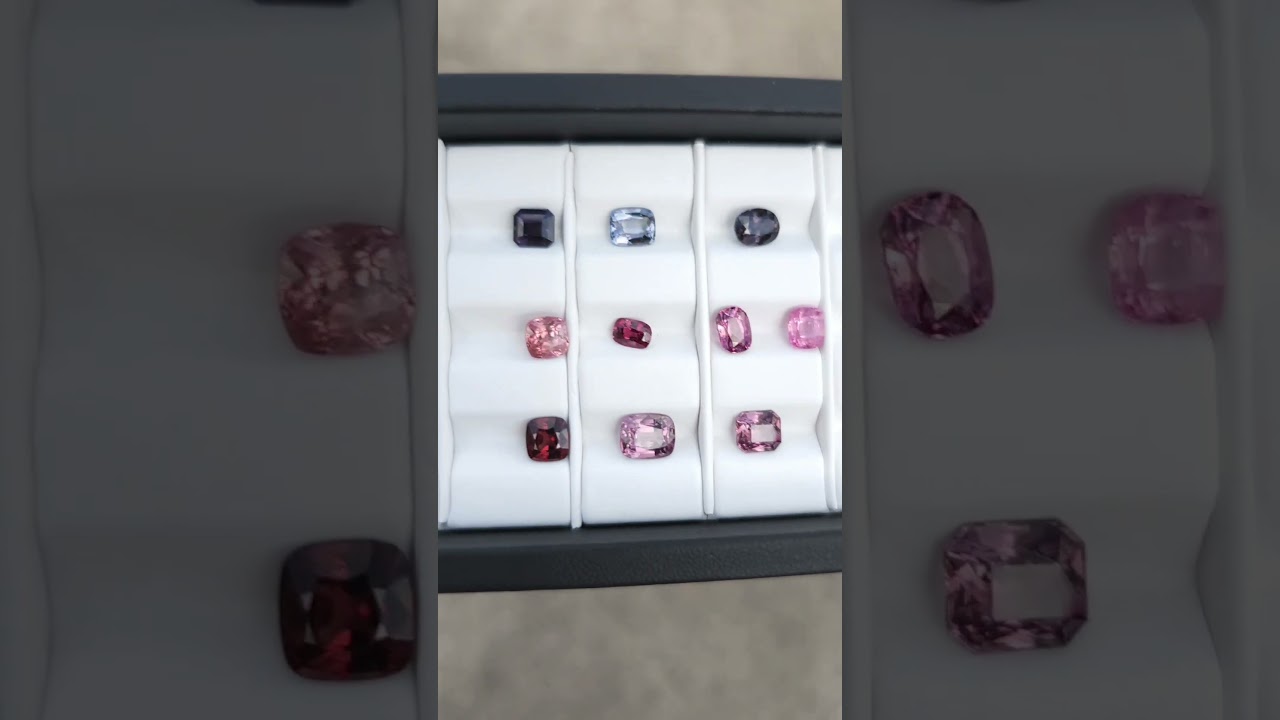 Spinels in Nautural & UV Light