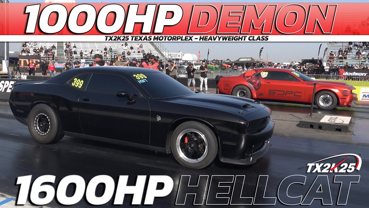 1,600-HP Dodge Hellcat Shows Tuned Demon What REAL Speed Looks Like ...