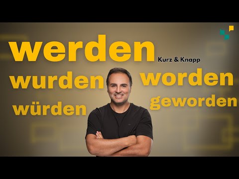 „WERDEN“ 🇩🇪 Das magische Verb! | Deutsch lernen | (Futur, Passiv, Konjunktiv II)