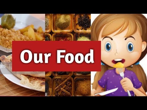 Our Food worksheet /Food worksheet for grade 1/ science worksheet/ #3