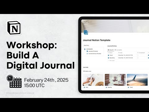 Notion Masterclass: Create a Digital Journal