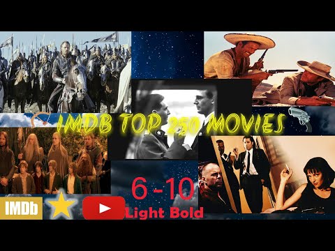 Top 250 Movies 6-10 #film #imdb #top #imdb #film information,Quotes,Posters, Trailer 🌟🌟 Part 2