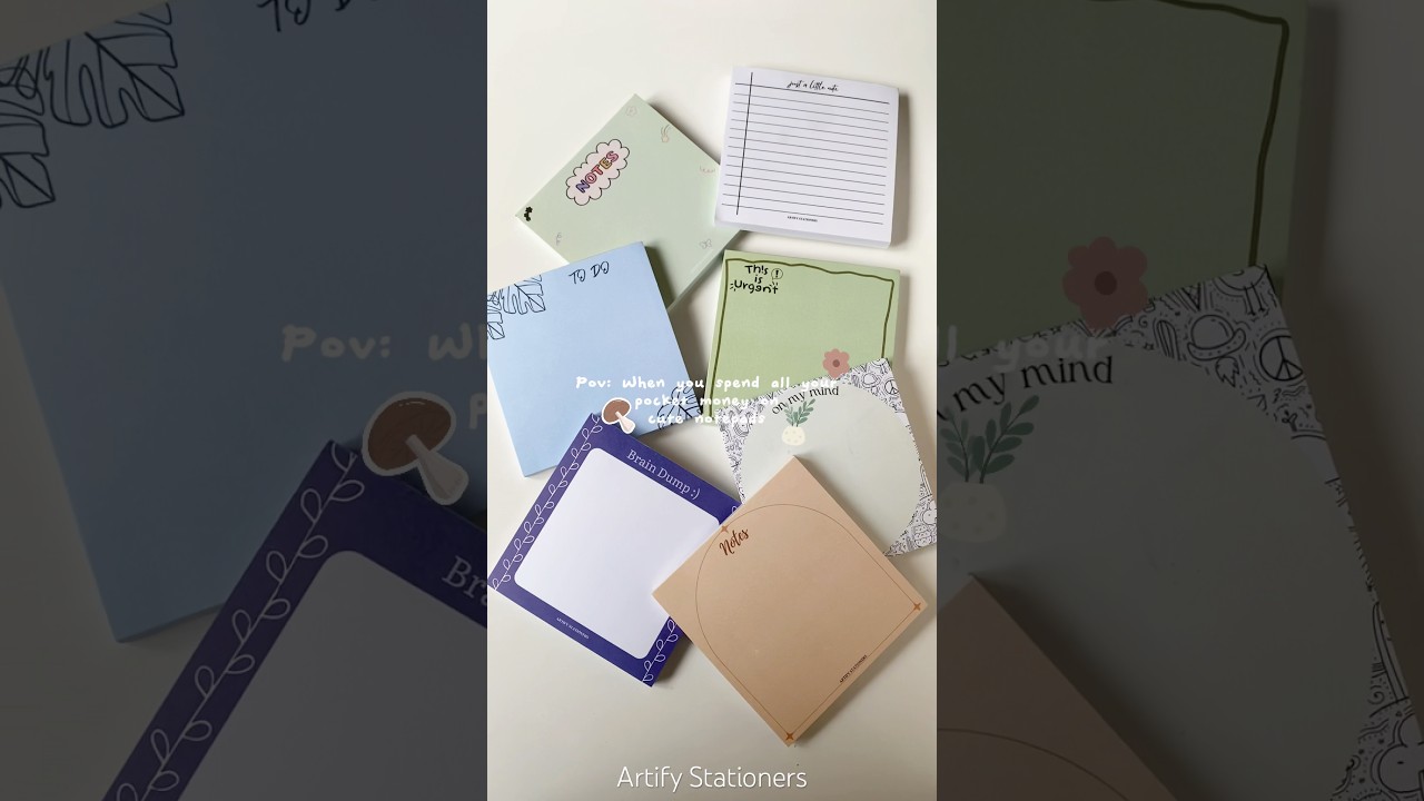 Mini Notepads for Students | Notepads Collection #notepads #smallbusiness #stationarycollection