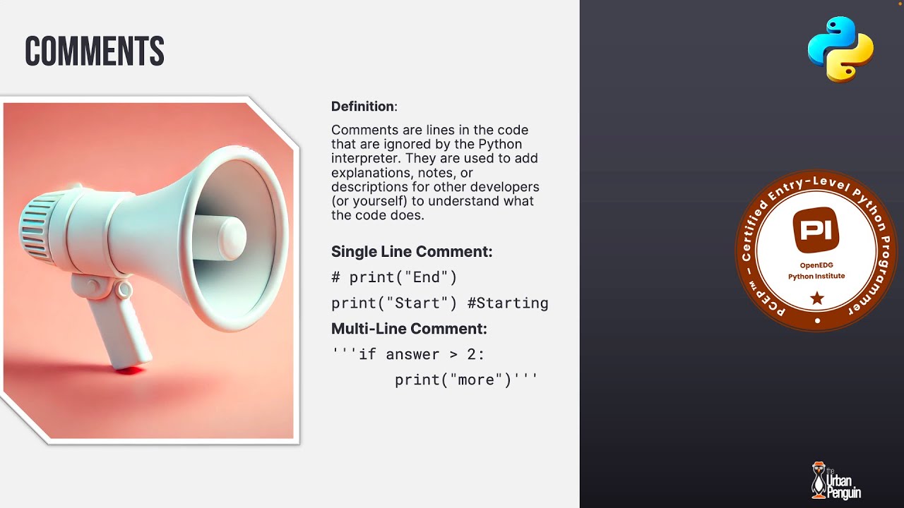 PCEP-018: Python Comments and Docstrings