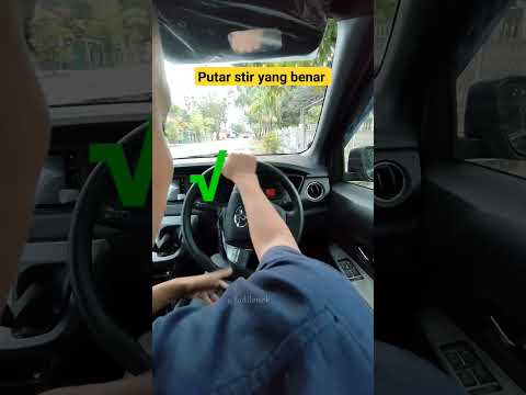 putar stir yang benar #belajarmengemudi #mobilmanual #tutorial #car #belajarmobil #driving #mobil