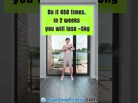 Do it 450 times, in 2 weeks you will lose 5kg #shorts #viral #aerobic #loseweight