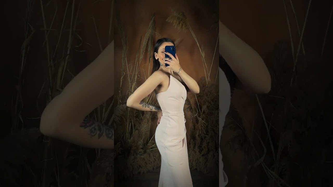 Straplez Uzun Abiye Elbise