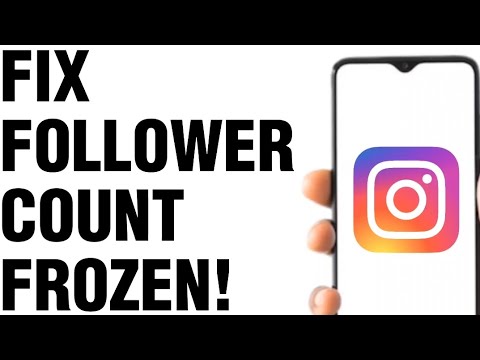 NEW! FIX INSTAGRAM FOLLOWER COUNT FROZEN!