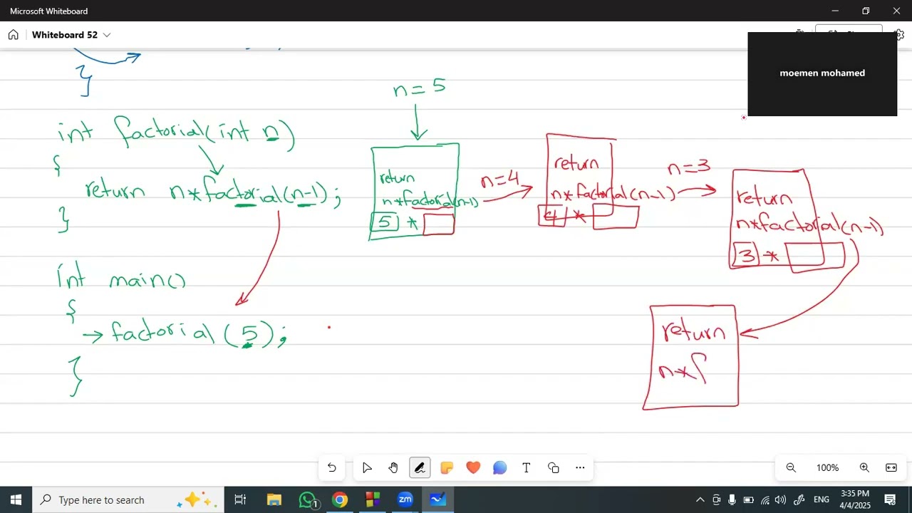 Lesson 3: functions part 3 (Recursion)