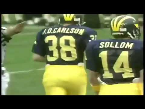 1991 Mazda Gator Bowl - Ole Miss Rebels vs Michigan Wolverines January 1st 1991 Highlights