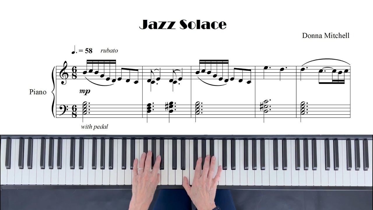 Jazz Solace Tutorial #freesheetmusic