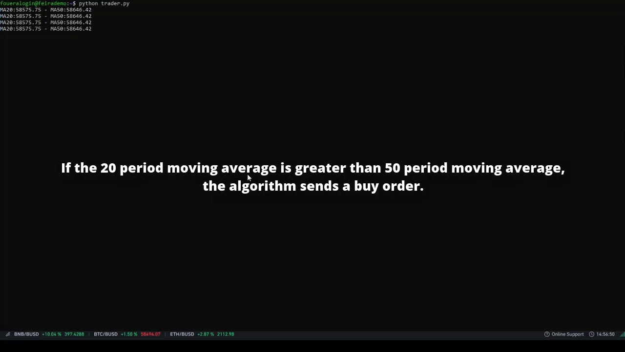 Binance - Trader API demo w/ Python