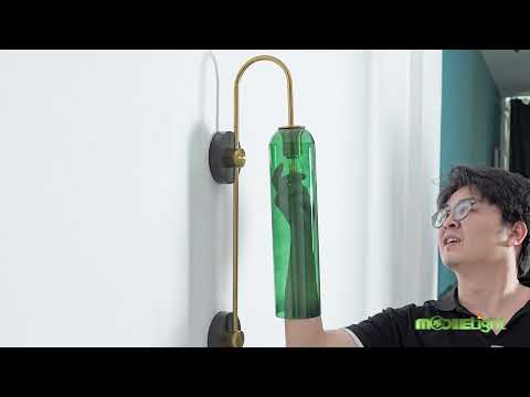 How to Long Tube Glass Wall Light