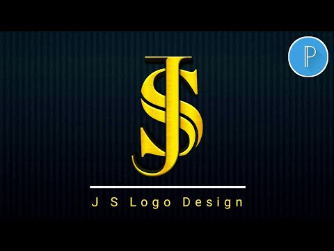 J S Logo Design On Android Phone | SJ-Logo Design Tutorial
