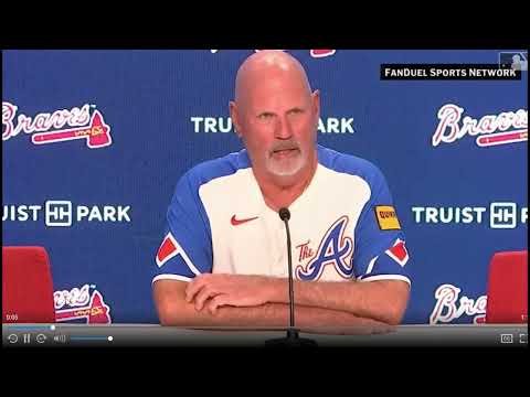 Brian Snitker Admits to Sleeping in dugout 6/23/2025