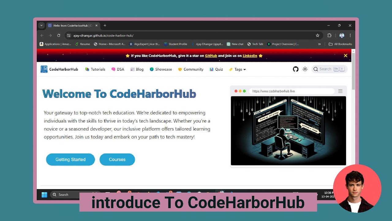 CodeHarborHub Website Introduction | CodeHarborHub Website Overview | CodeHarborHub Website Features