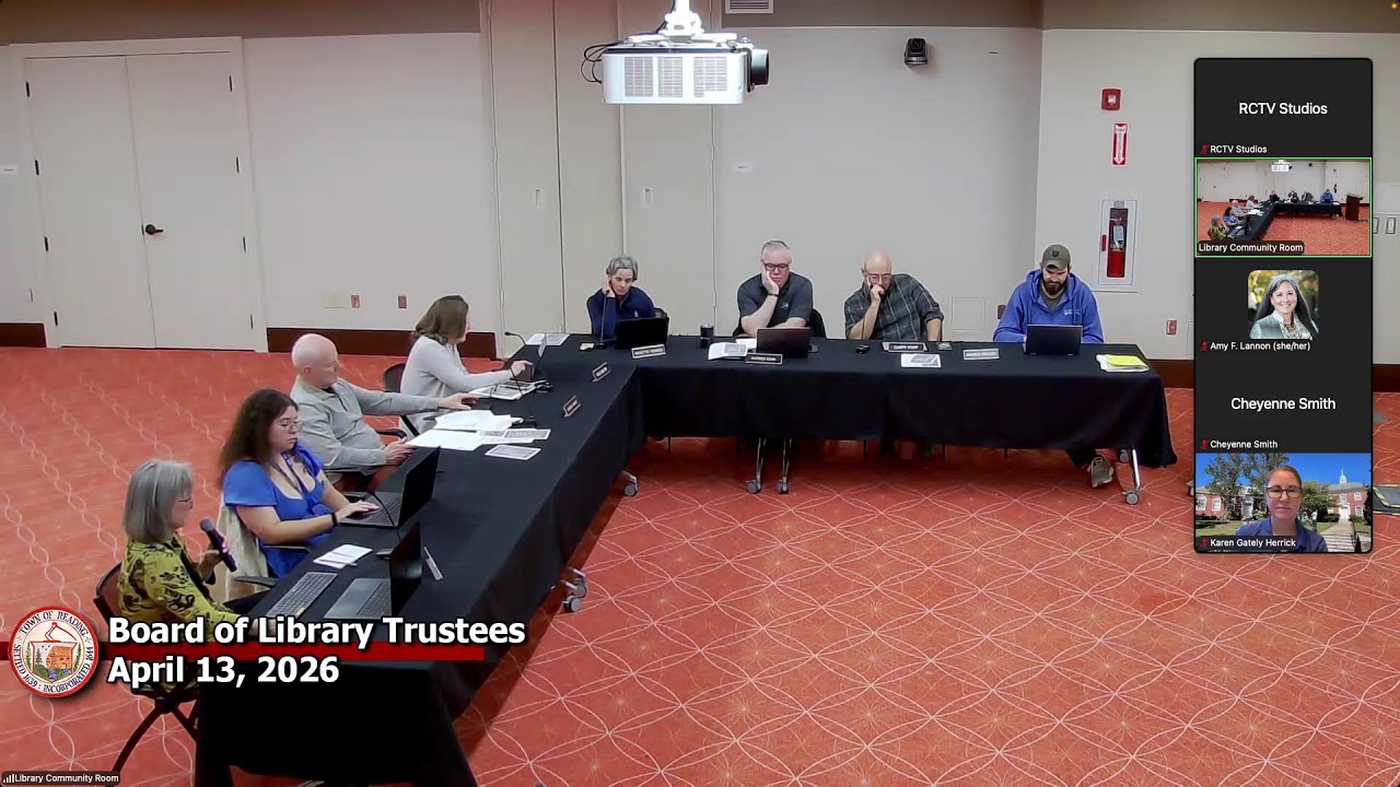 Board of Library Trustees 4-13-2026