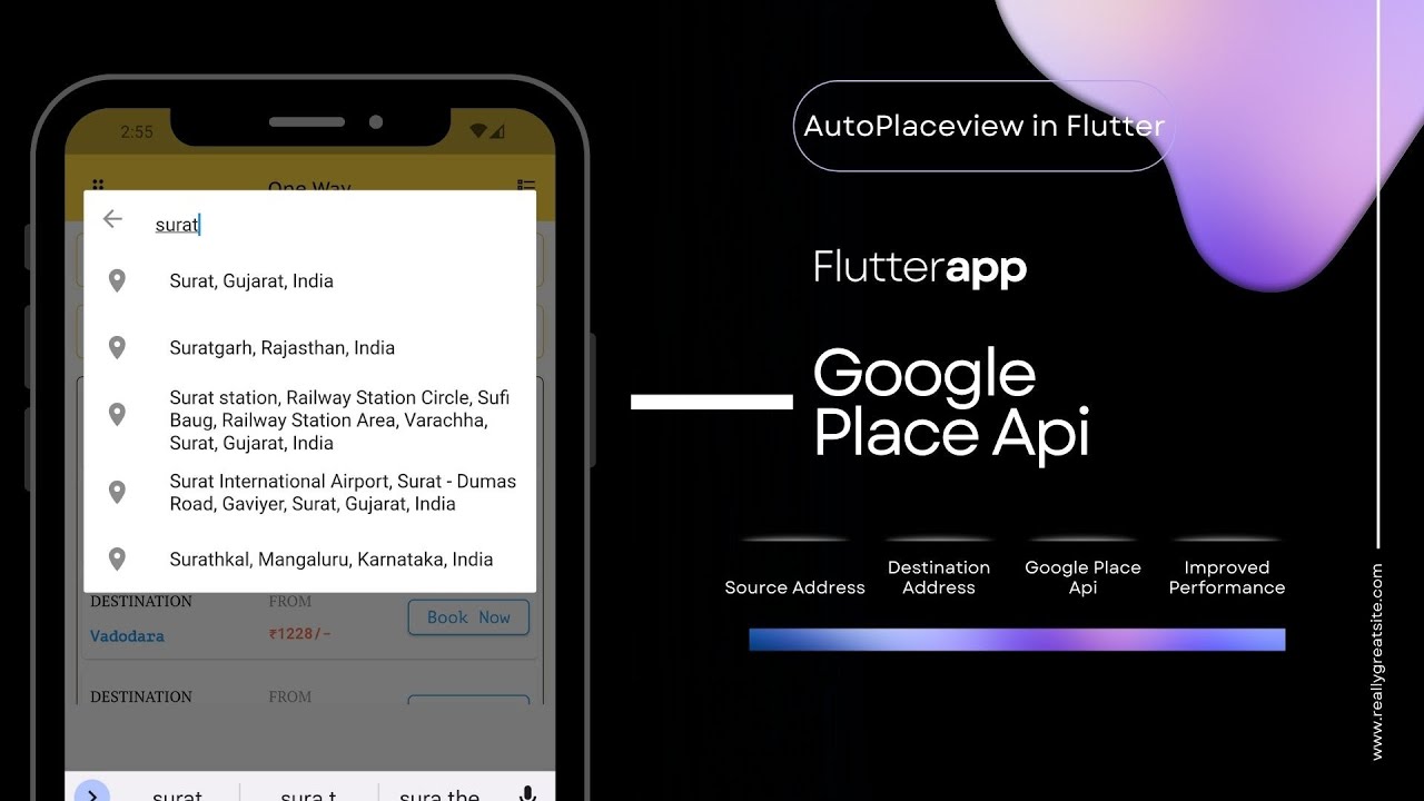Flutter Location Search Autocomplete Tutorial: Integrating Google Places API | f 7