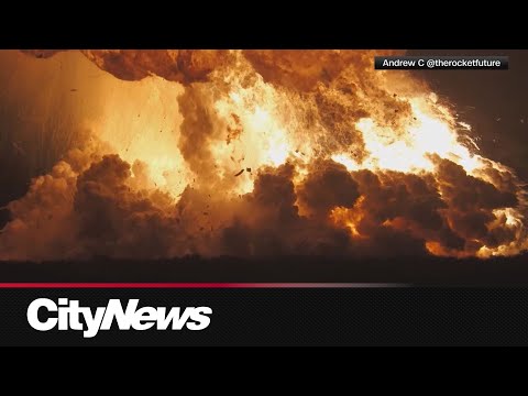 SpaceX Starship explodes during 10th test flight