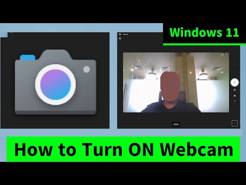 How to turn on the Camera or Webcam on Laptop in Windows 11