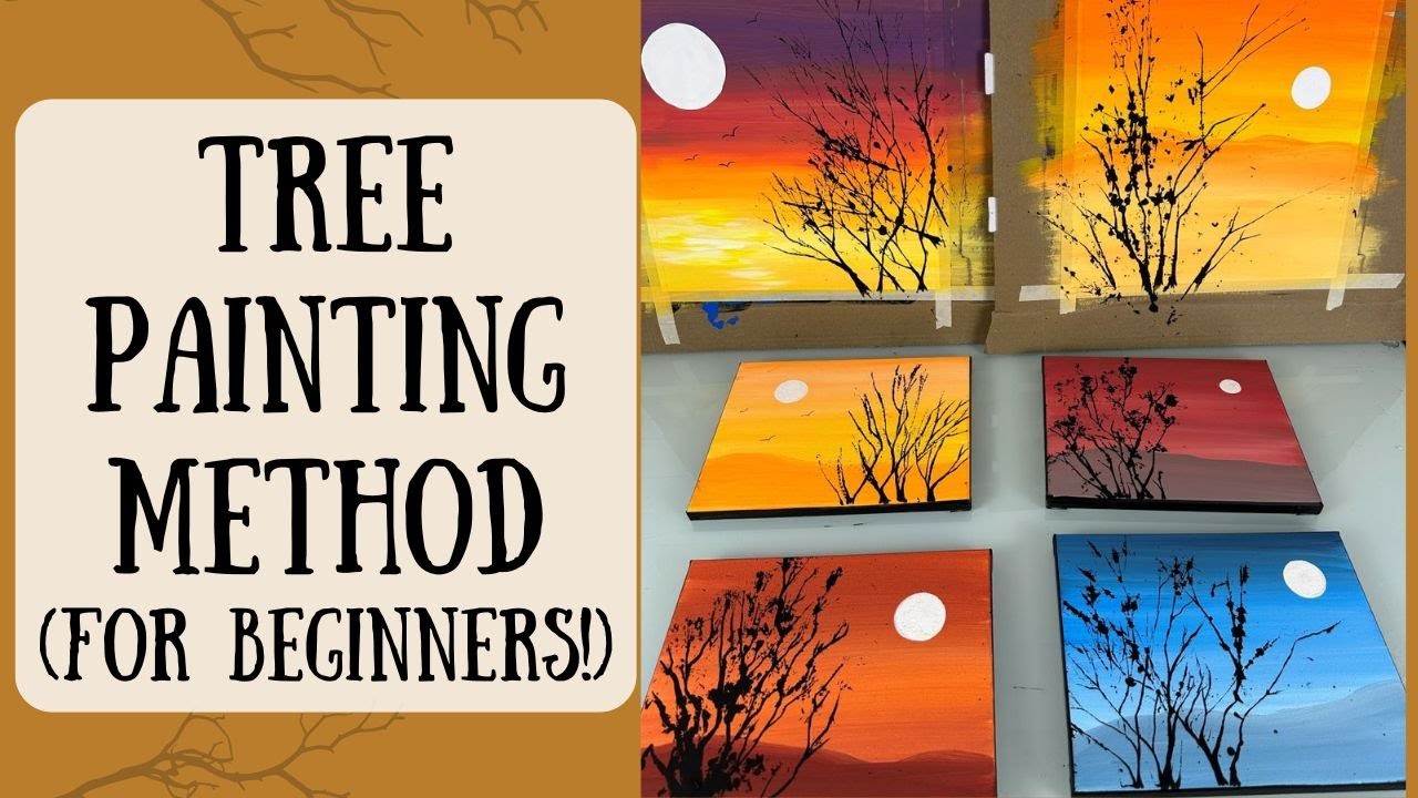 We Tried The Viral Tree Painting Technique: Does It Really Work?