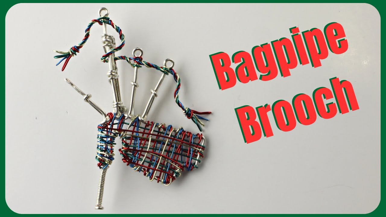 Bagpipe Brooch DIY Wire Jewelry Tutorial