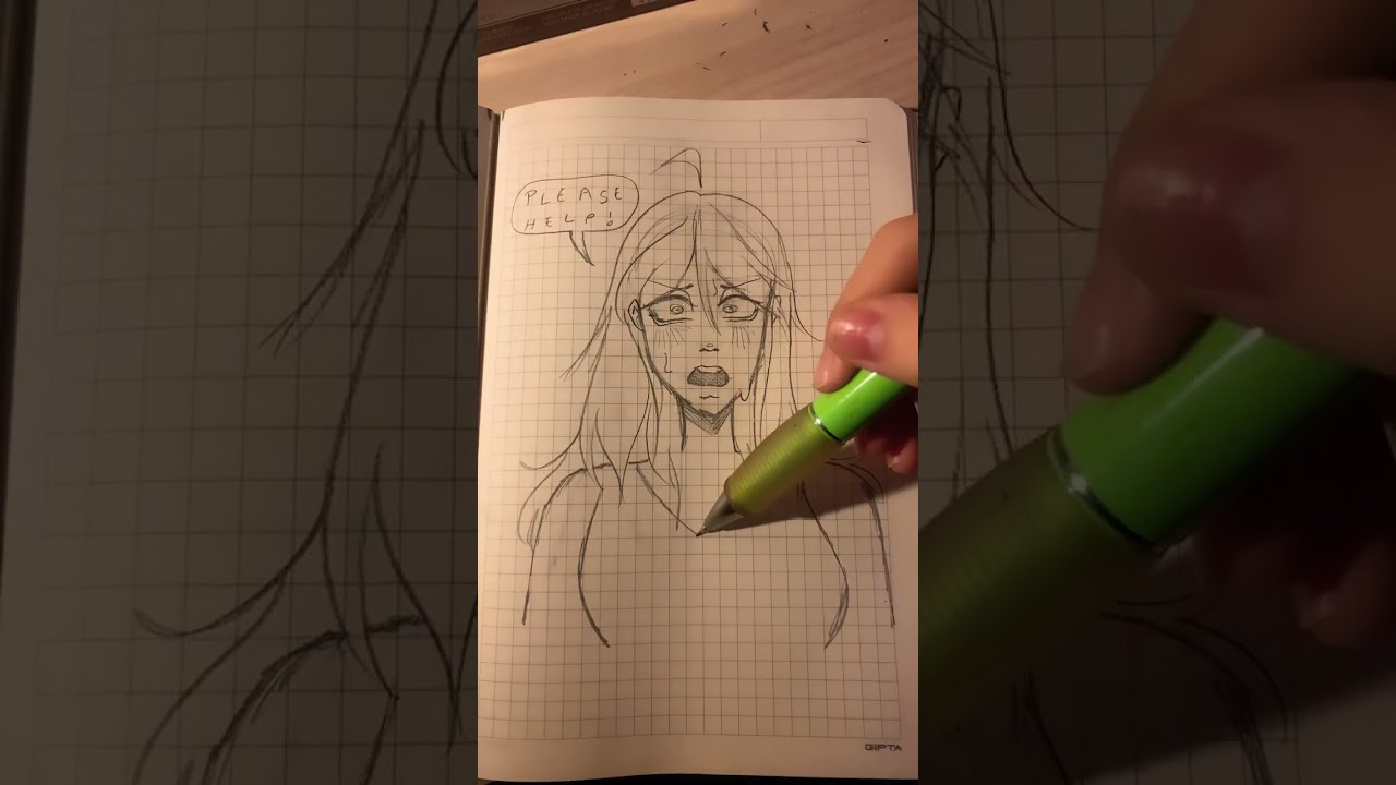 she can see me? #art #drawing #sketch #trending #artist #creepy