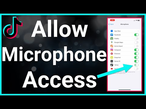 How To Allow TikTok Access To Microphone