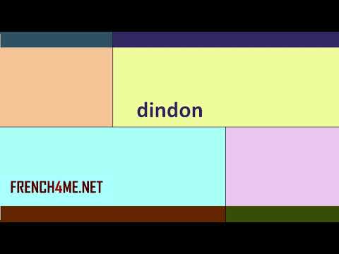 French For Beginners I How to pronounce I dindon
