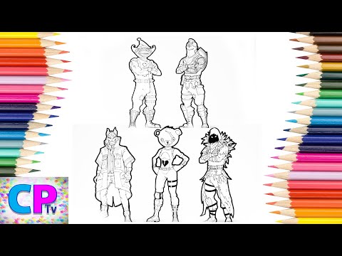 Fortnite Battle Royale Coloring Pages , Fortnite Coloring Pages Tv,Raven,Nite Nite..Coloring