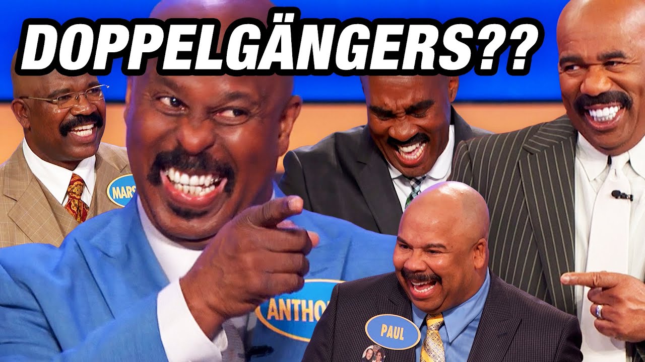 Steve Harvey look-alikes take over Family Feud!