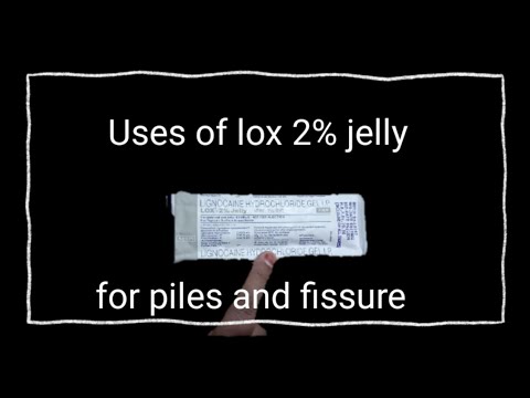 Uses of LOX 2% jelly cream... for piles and fissure. Easy to use ...