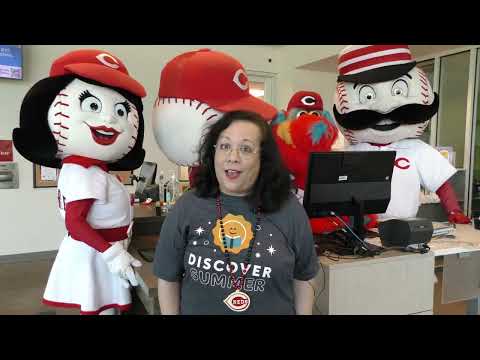 Reds Mascots Help Discover Summer