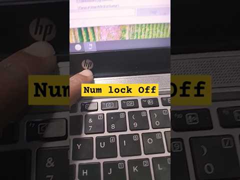 HP Elite Book 820 G3 Series Laptop Num Lock On/ Off Shortcut Key in Windows11,10#macnitesh#2025
