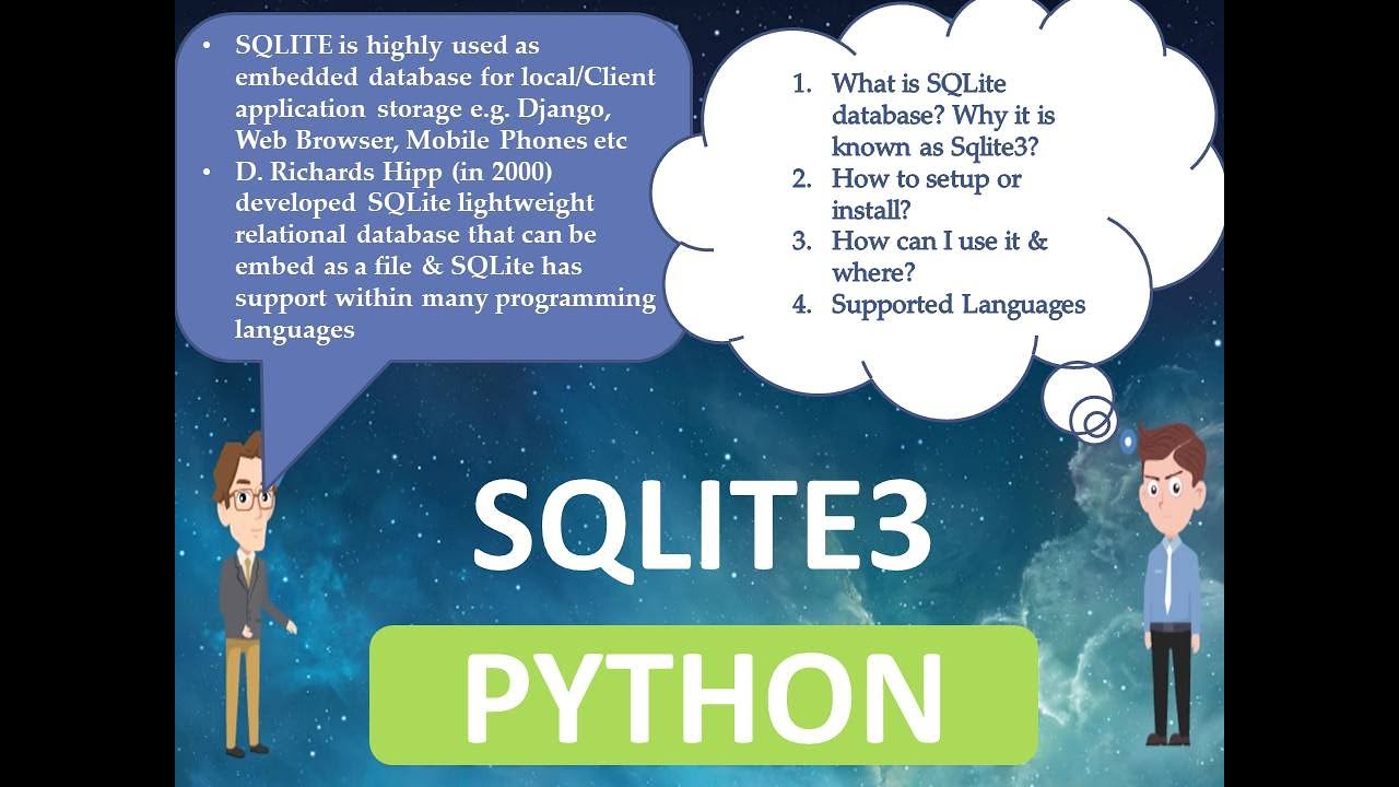 Python - How to use Sqlite3 database -Part1