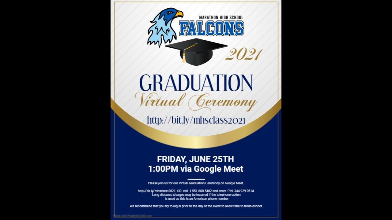 Marathon High School: Class of 2021 Virtual Graduation Celebration