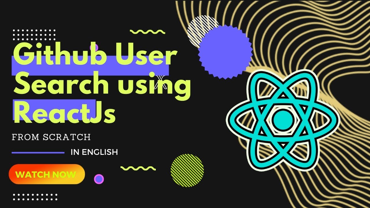 How to create Github User Search from Scratch using React js. #programming #react