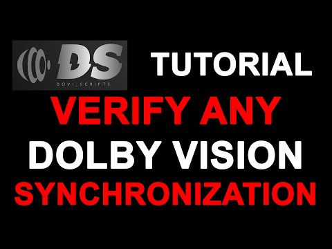 DoVi_Scripts Tutorial: Verify Dynamic Metadata Synchronization