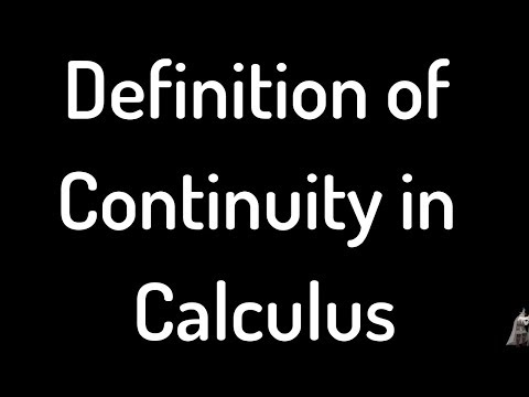 Definition of Continuity in Calculus Explanation and Examples