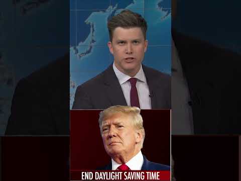 "End Daylight Saving Time"😱🤣Colin Jost #funny #comedy
