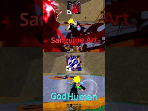 SANGUINE ART VS GODHUMAN MAX DAMAGE 600 MASTERY #roblox #mcbossyt #bloxfruits #mcbossyt #onepiece