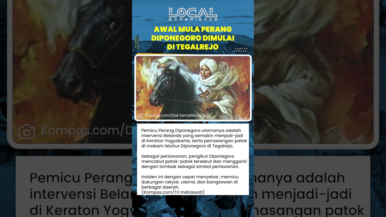 Pemasangan Patok di Makam Leluhur Jadi Pemicu Perang Diponegoro dan ...