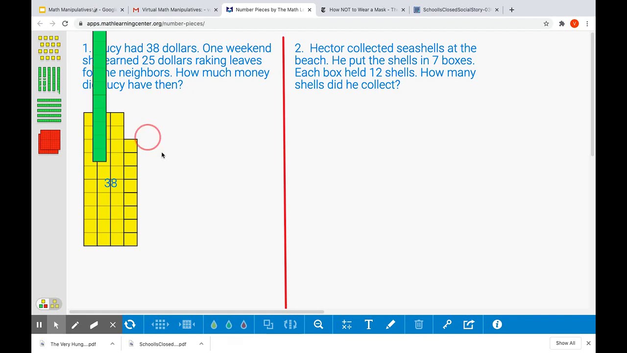 Using Virtual Manipulatives To Solve Math Problems