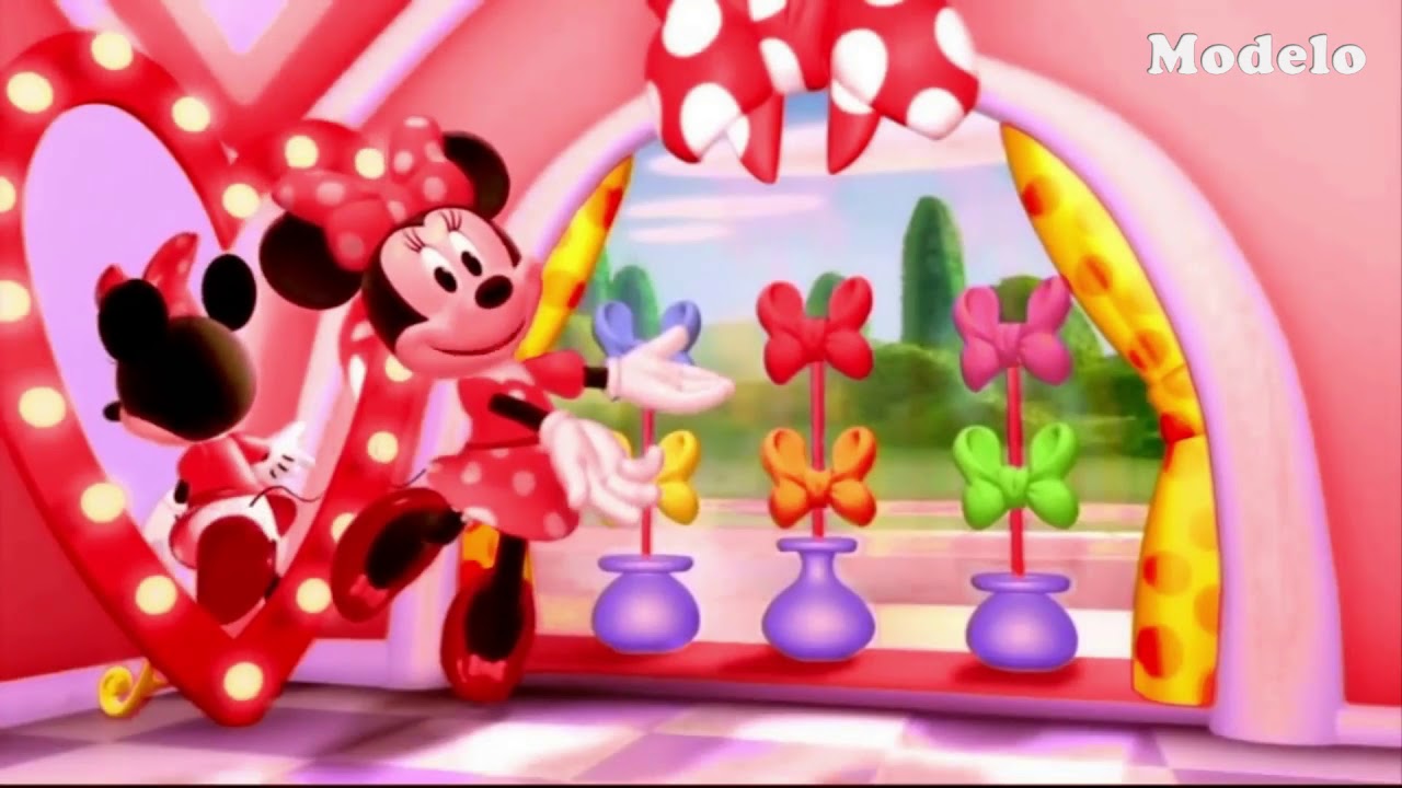 Convite Animado Minnie Vermelha - Modelo